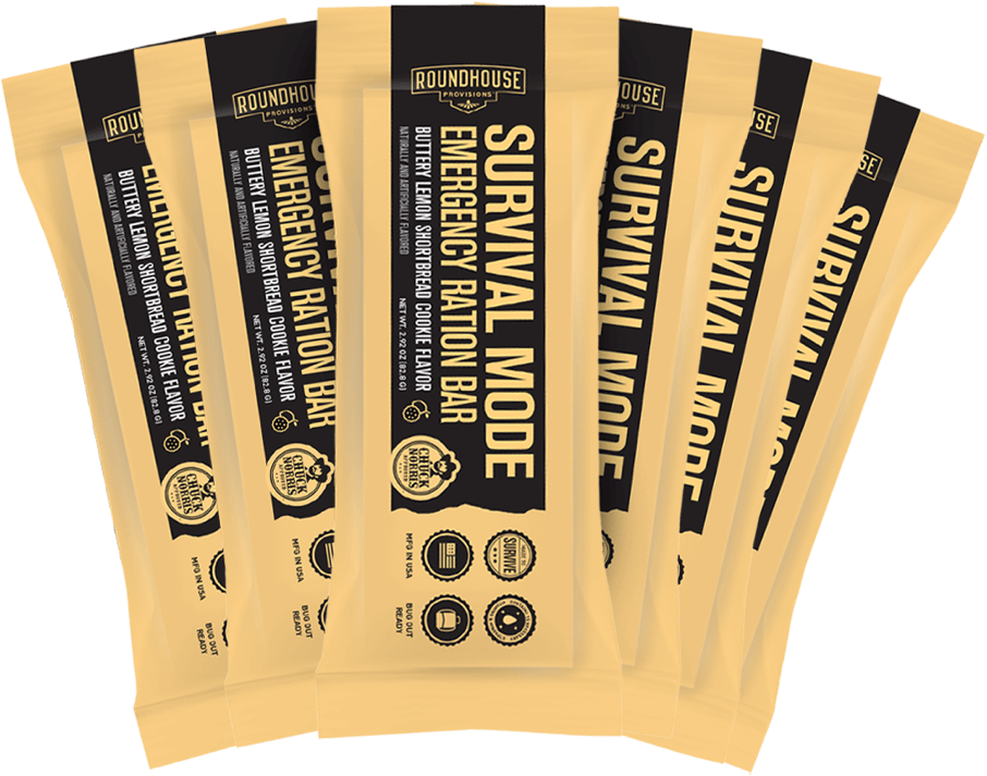 Survival Mode Emergency Ration Bars - Roundhouse Provisions