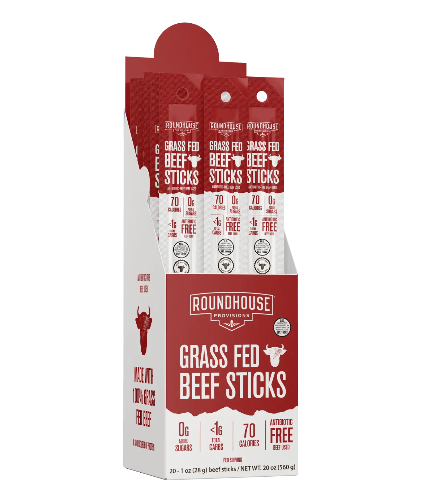 Grass Fed Beef Sticks - Roundhouse Provisions